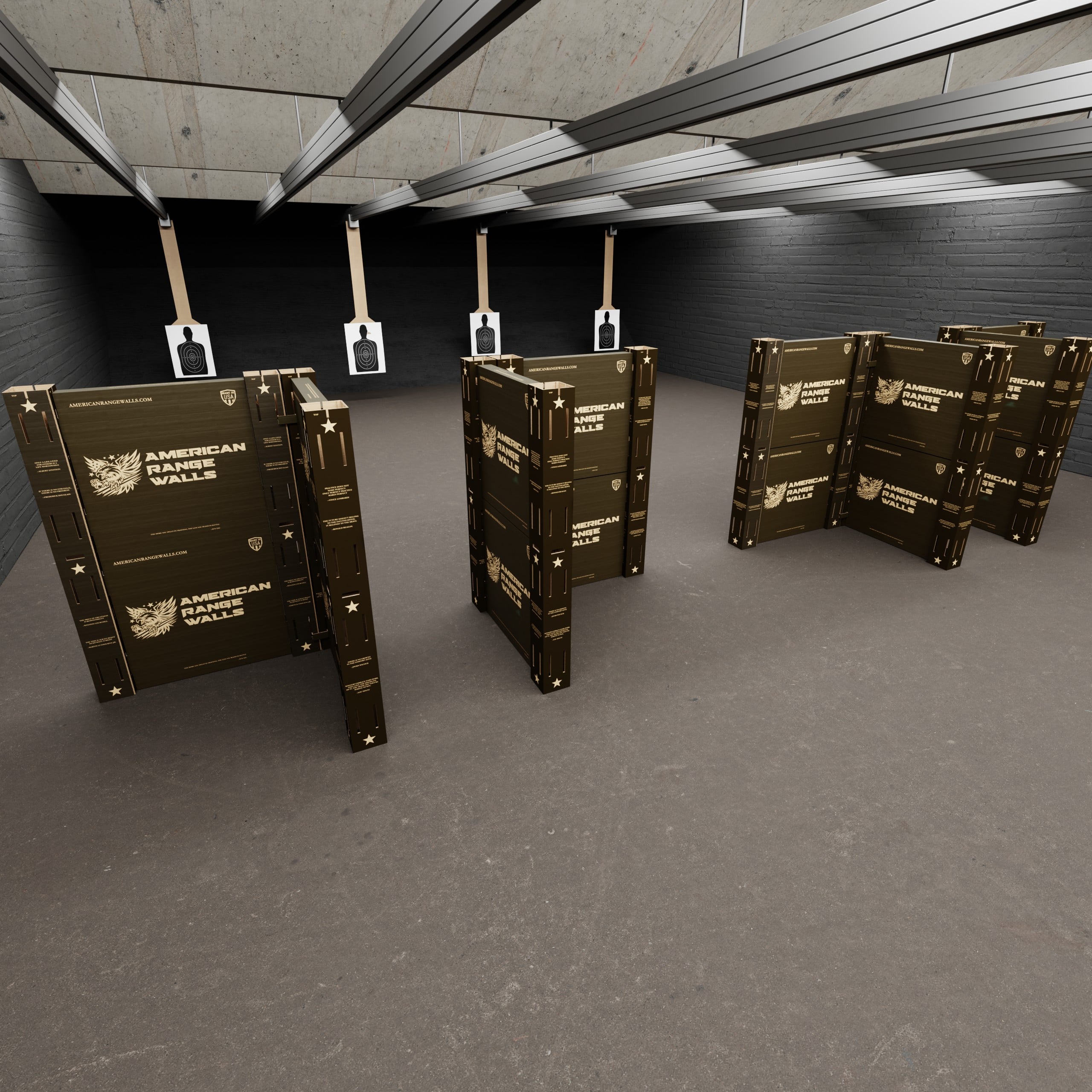 American Range Walls - Modular Walls for Tactical Training, Mazes, and More